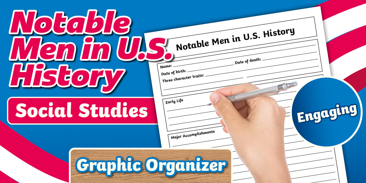 Notable Men in U.S. History Graphic Organizer