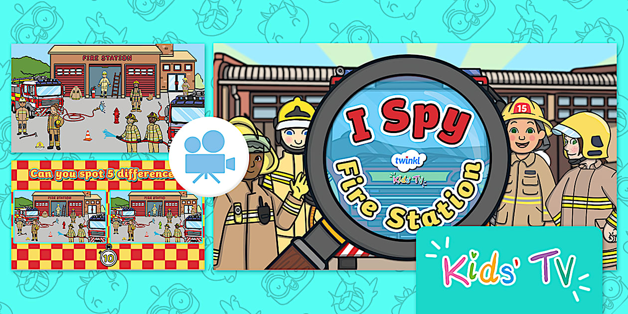 I Spy at the Fire Station | Interactive Video (teacher made)