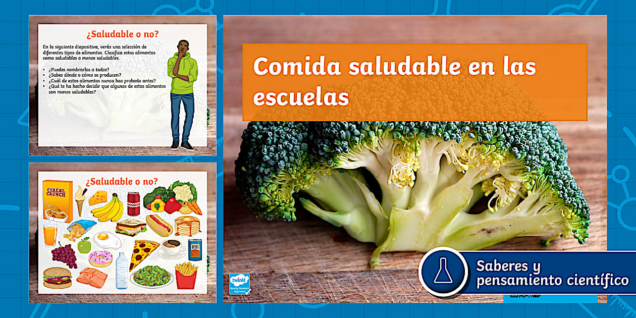 Comida saludable y no saludable (teacher made) - Twinkl