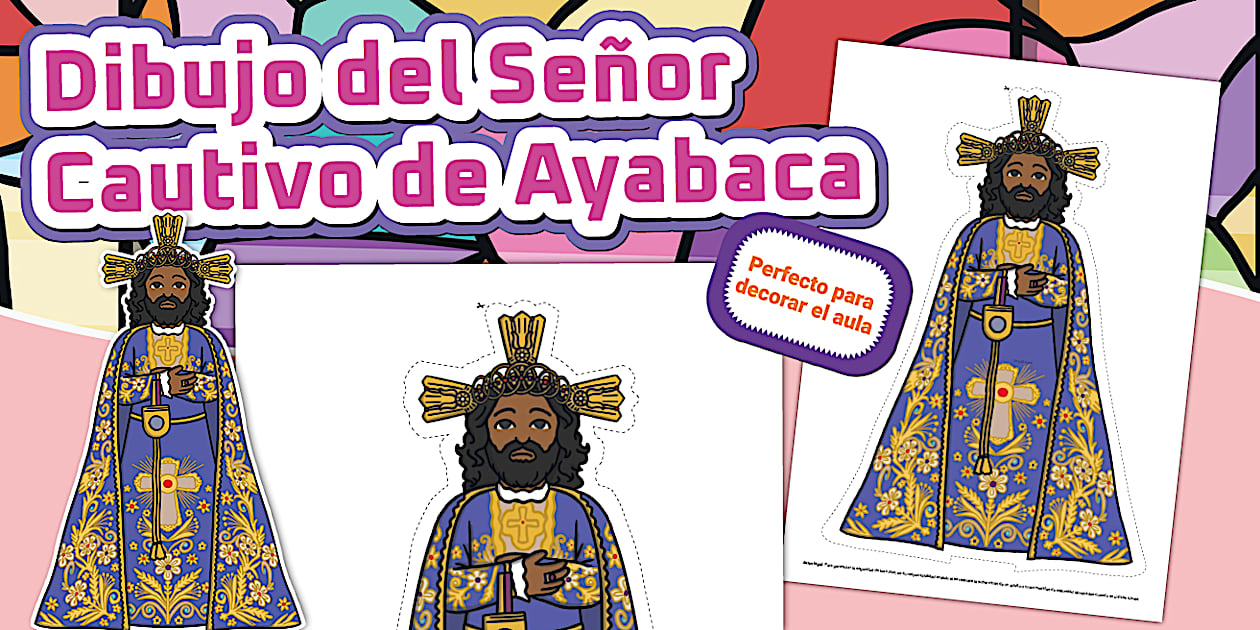 Dibujo del Señor Cautivo de Ayabaca