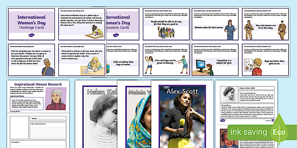 International Women's Day UKS2 Activity Pack - IWD Resources