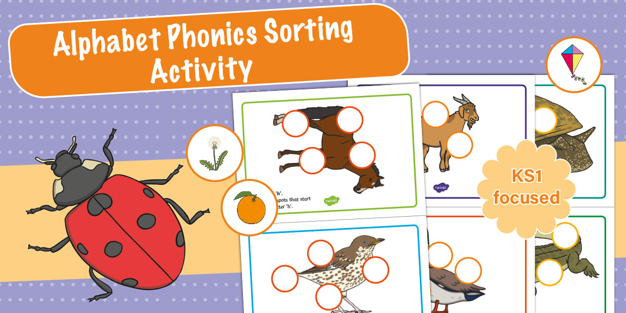 Alphabet Phonics Sorting Activity
