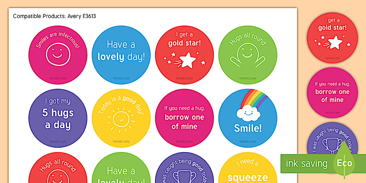 Wellbeing Stickers (teacher made) - Twinkl