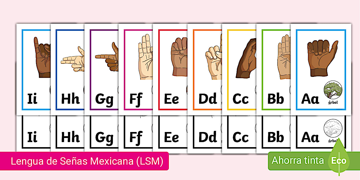 Lengua de Señas Mexicana en PDF (Hecho por educadores)
