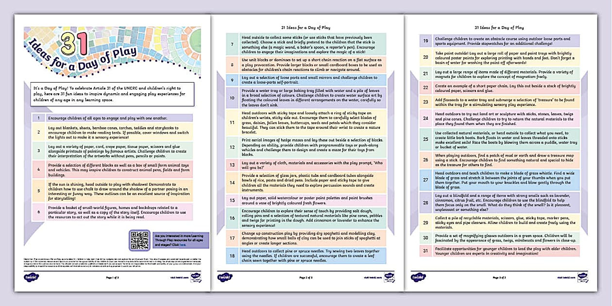 Play Resource | Twinkl Activities (Teacher-Made) - Twinkl