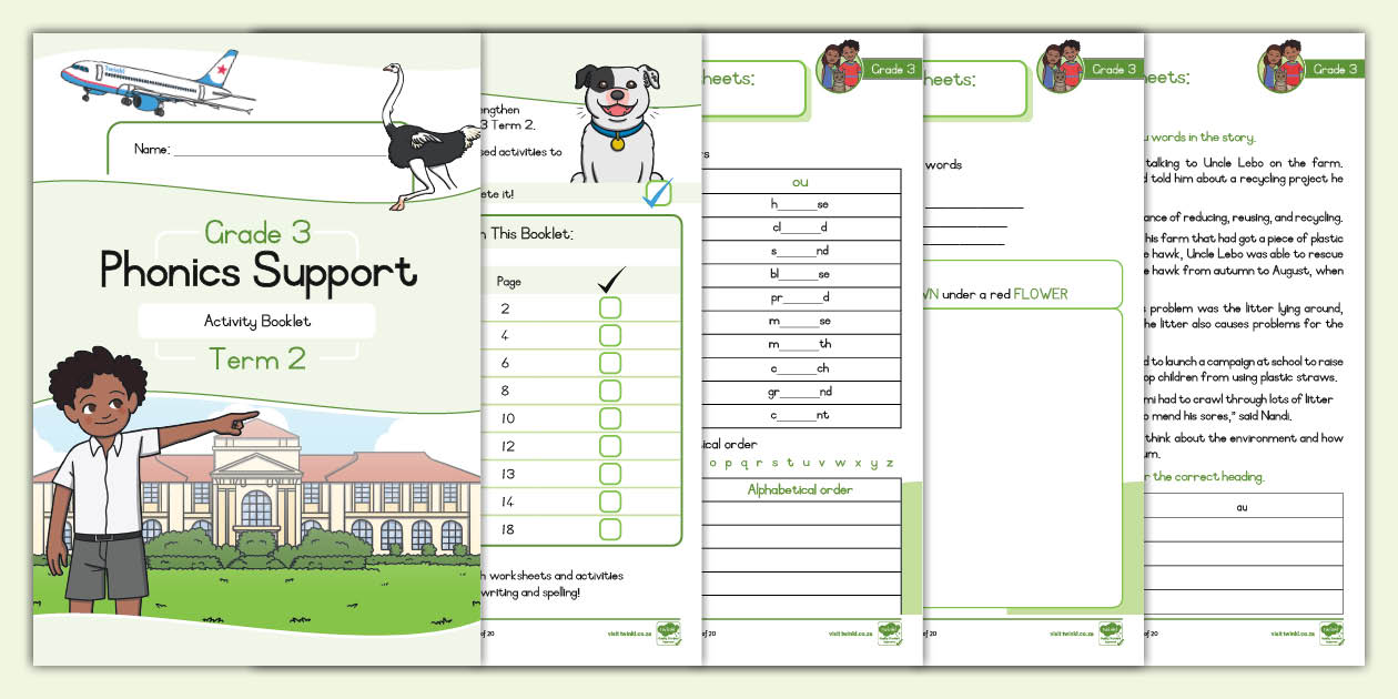 G3 Phonics - T2 - Phonics Support - Activity Booklet (CAPS)