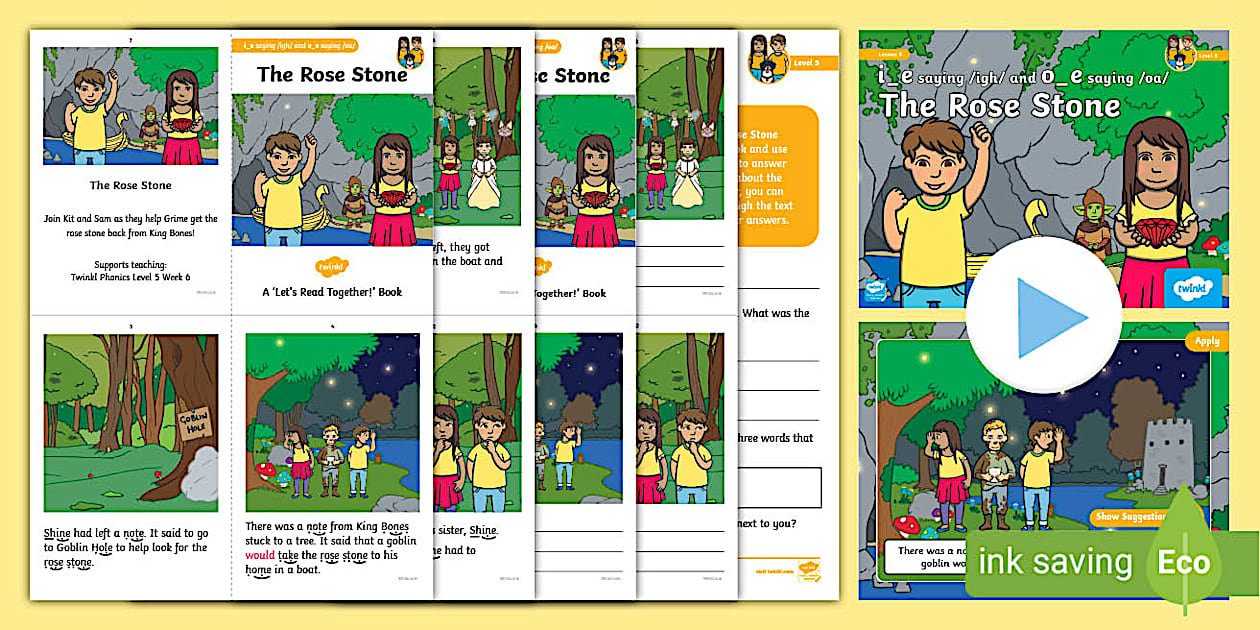 'i_e' and 'o_e' - Level 5 Week 6 Lesson 5 - Primary - KS1
