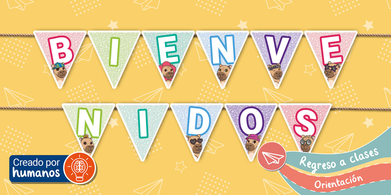 Capibara | Banderines | Regreso a Clases
