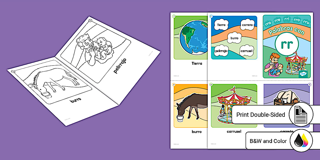 Libros fonéticos - Palabras con rr (teacher made) - Twinkl