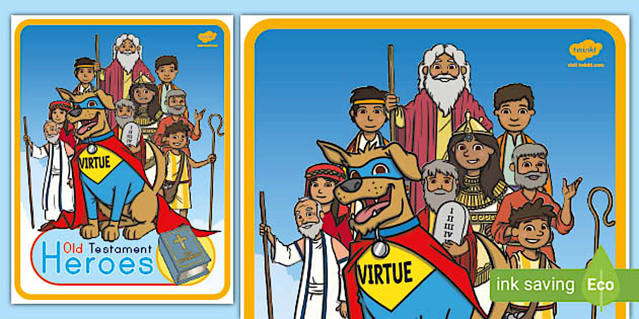 Old Testament Heroes Poster | Christian Ed. | Twinkl USA