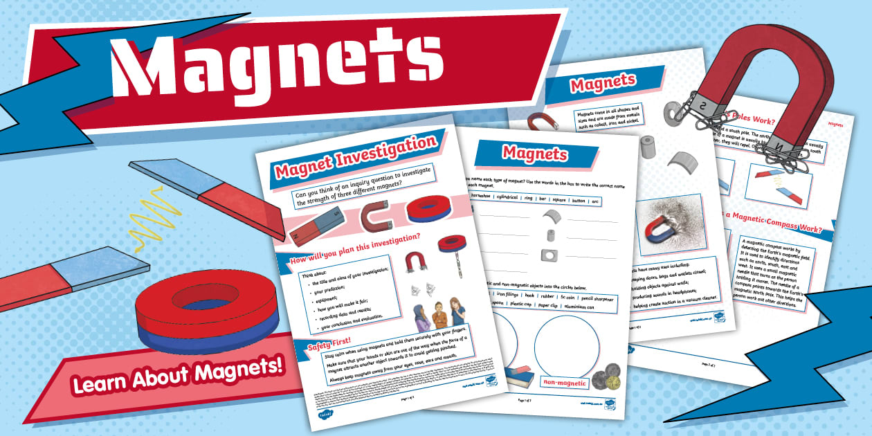 Magnets and their Strengths Investigation Activity Pack