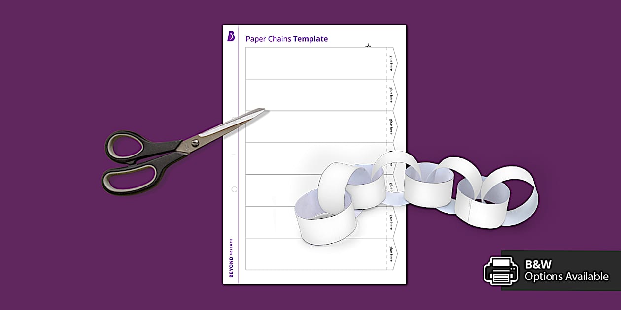 Paper Chain Template | Science | Beyond Secondary - Twinkl