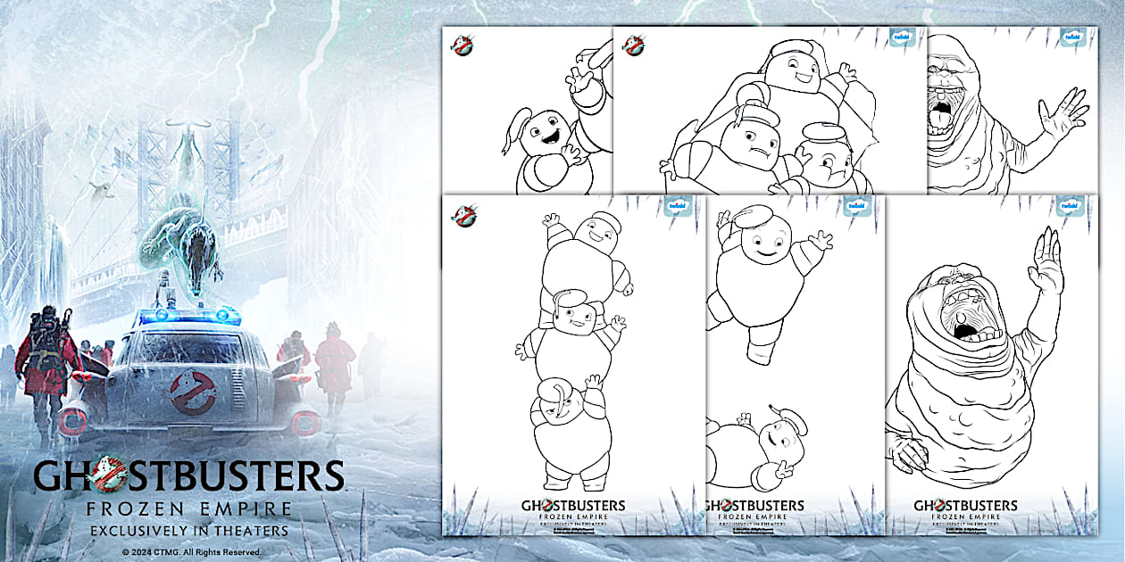 FREE! - Ghostbuster Coloring Page | Ghostbusters | Twinkl USA