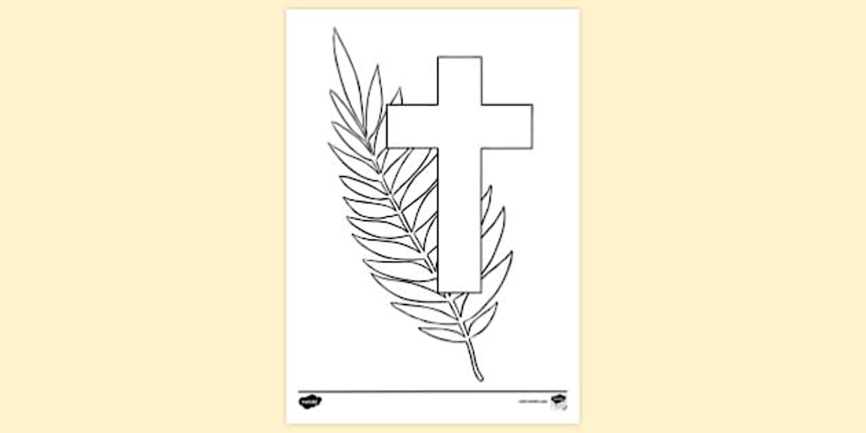 Cross Colouring | Colouring Sheets (teacher made) - Twinkl