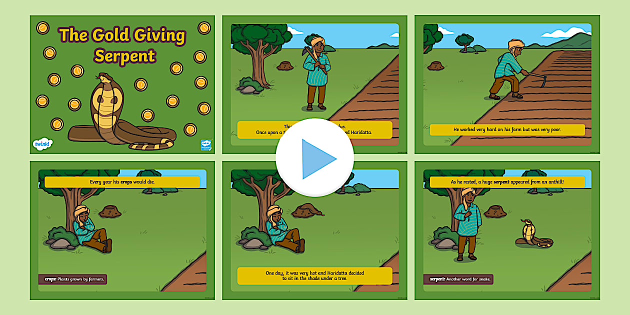 The Gold Giving Serpent (teacher made) - Twinkl