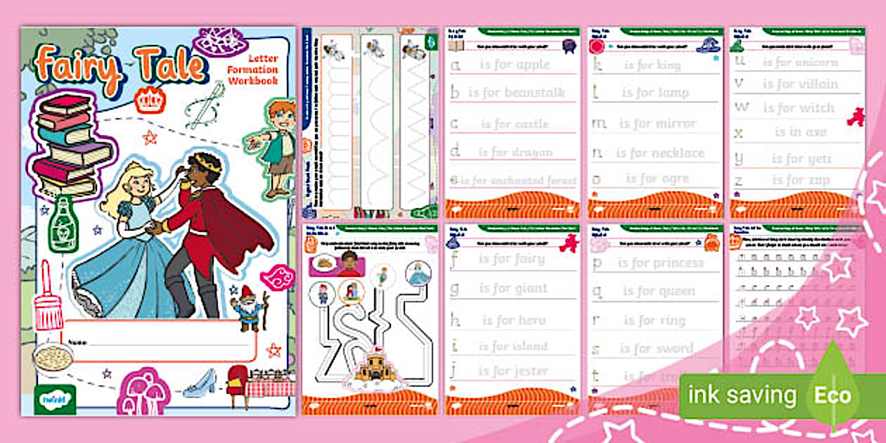 Handwriting at Home: Fairy Tale Letter Formation Workbook