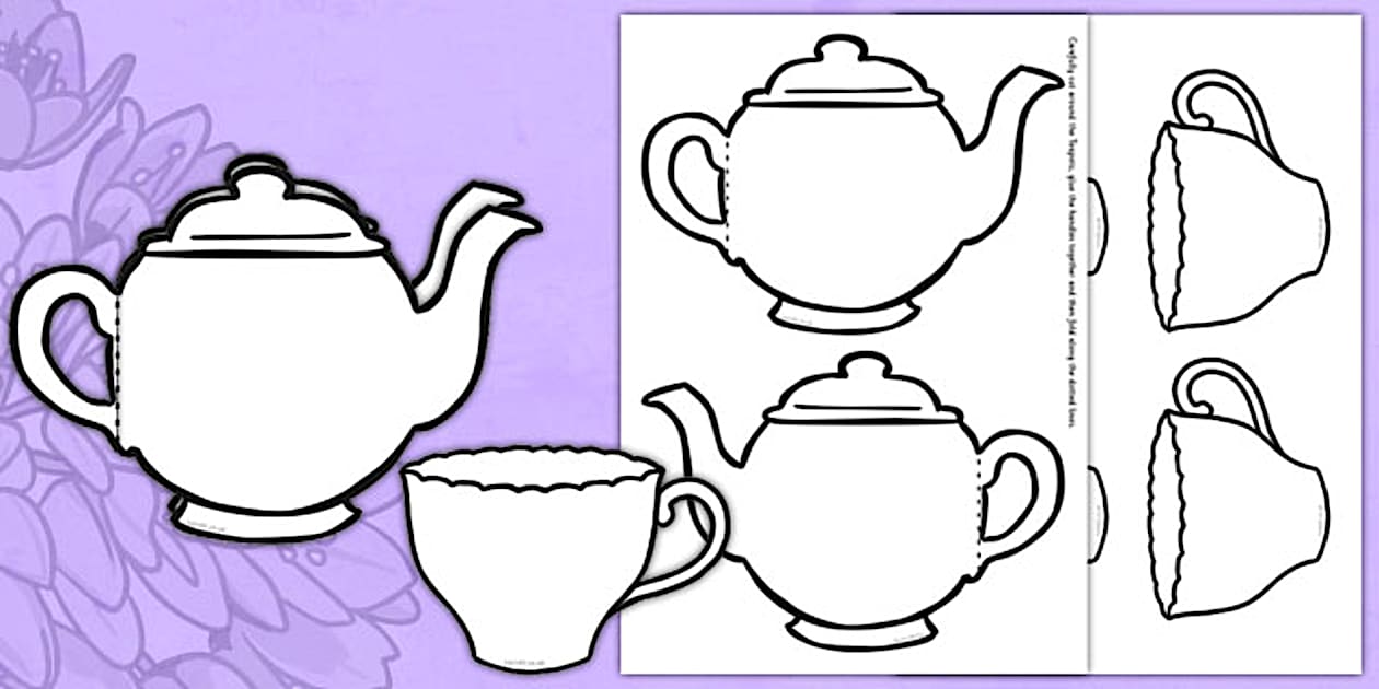Mother's Day Teapot Card Template | Primary Craft Resources