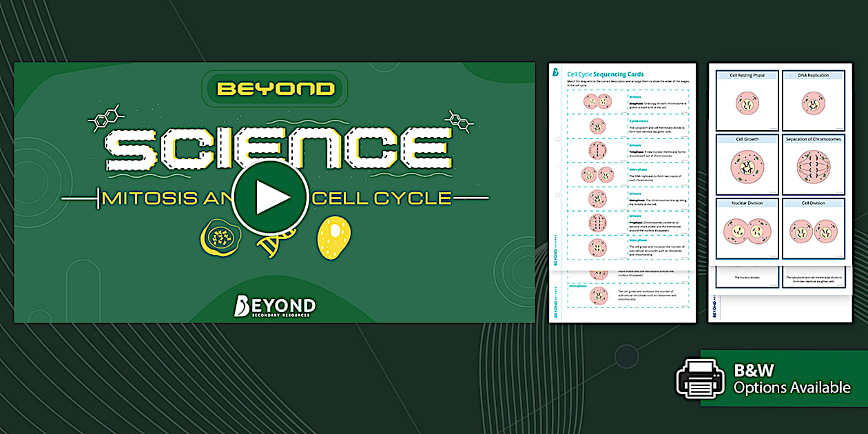 Mitosis and the Cell Cycle Video Resource Pack - Twinkl