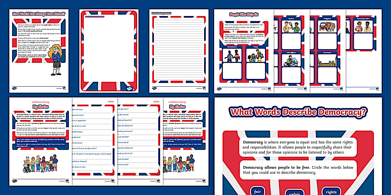 KS1 British Values Activity Pack (teacher made) - Twinkl