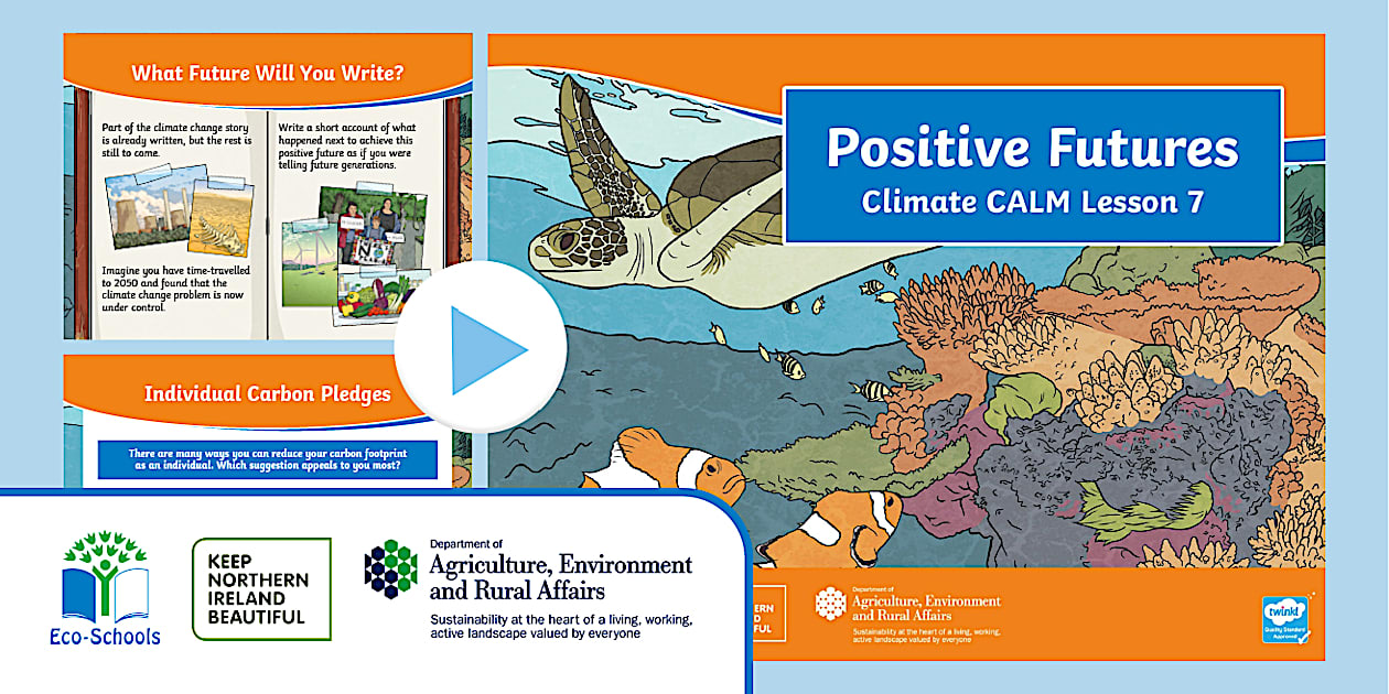 FREE! - Climate CALM Lesson 7, Positive Futures PowerPoint