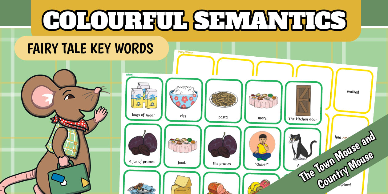 Colourful Semantics for Fairy Tales