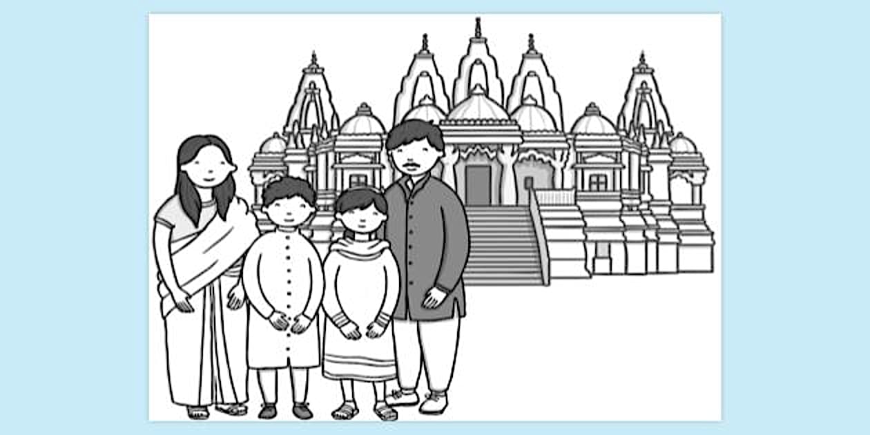 Diwali Colouring Page | Colouring Sheets - Twinkl