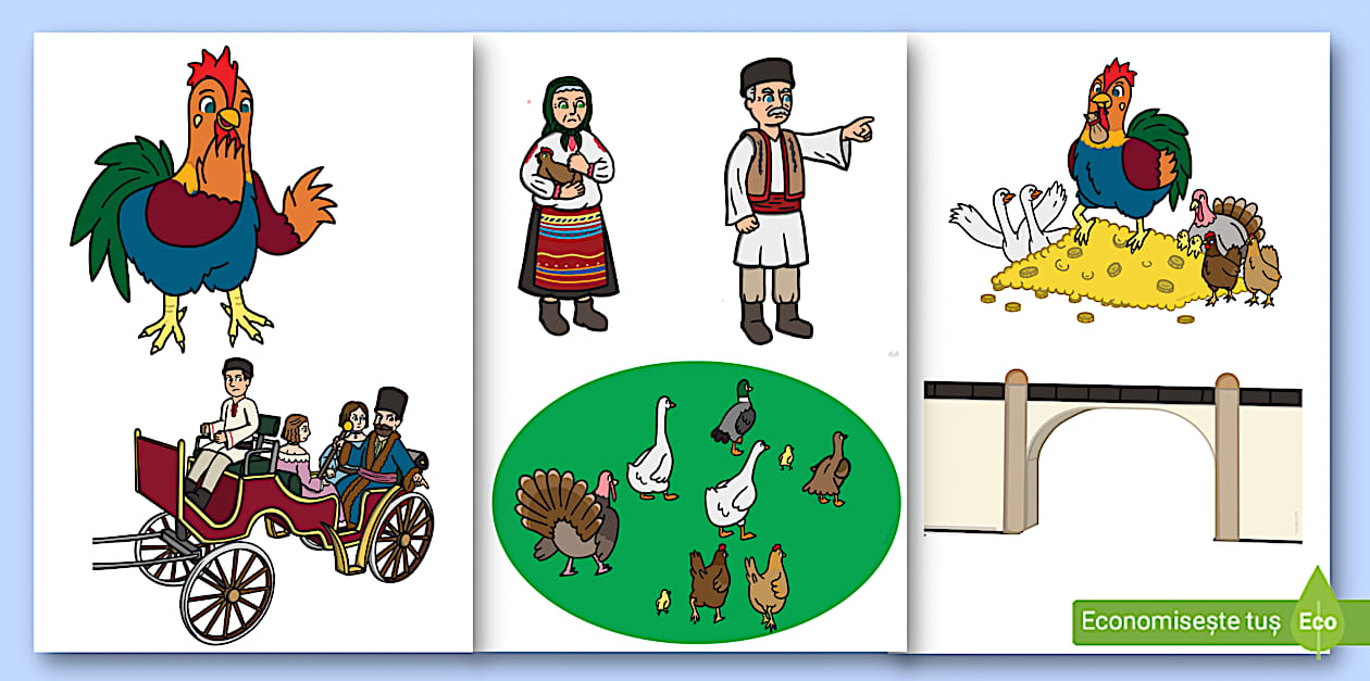 Punguța cu doi bani - Marionete (teacher made) - Twinkl