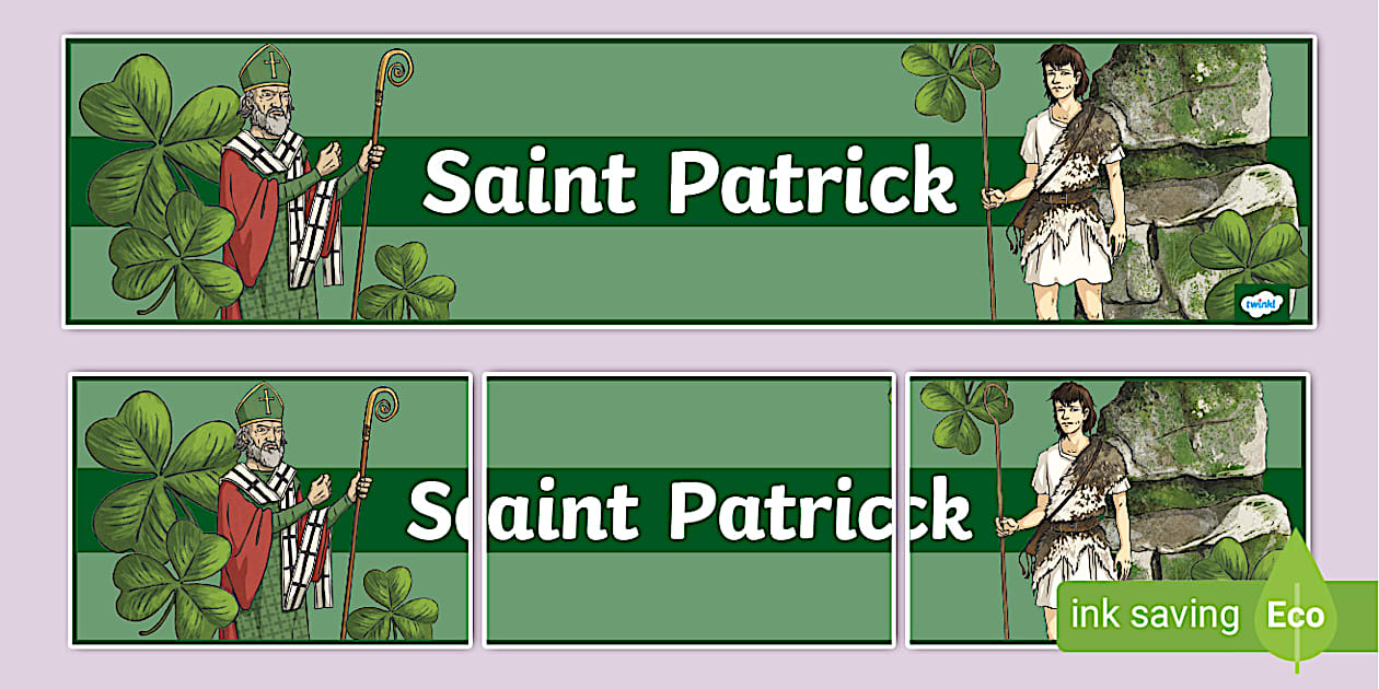 Saint Patrick Display Banner