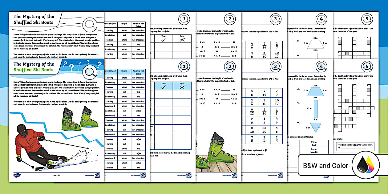 3rd Grade Winter Olympics Worksheets | Twinkl Olympics