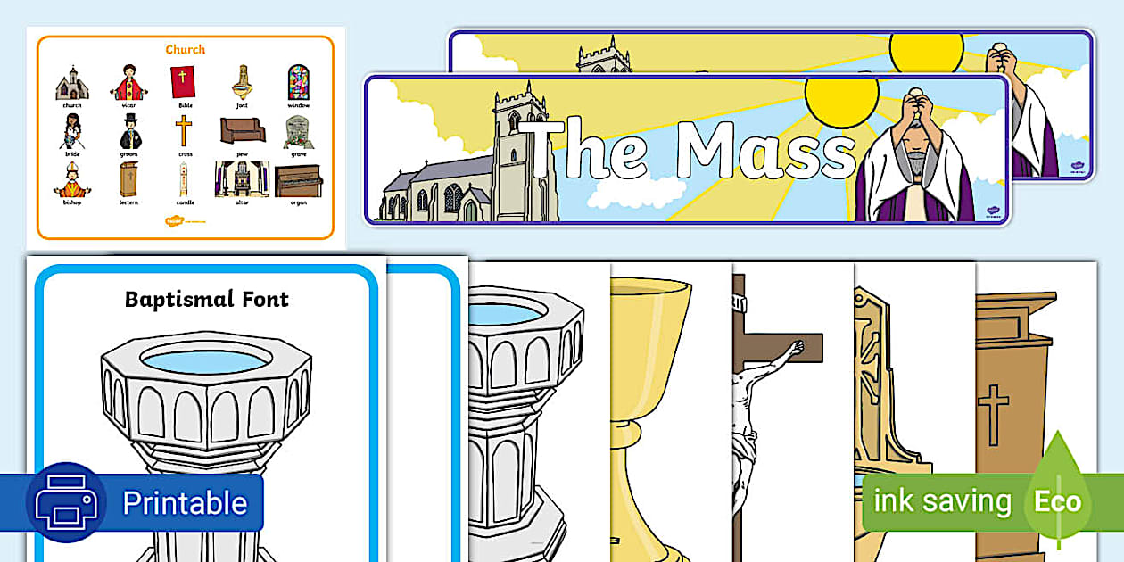Tour of a Catholic Church Role-Play Pack - Twinkl Resources