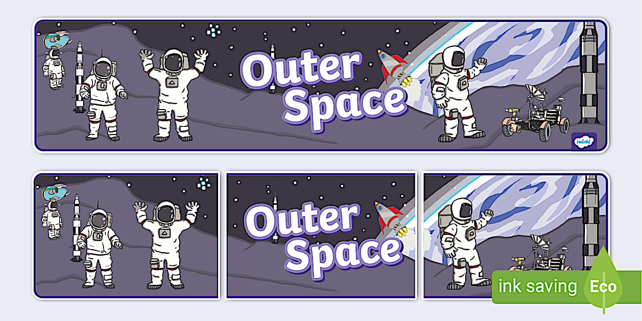 Outer Space Display Banner (teacher made) - Twinkl