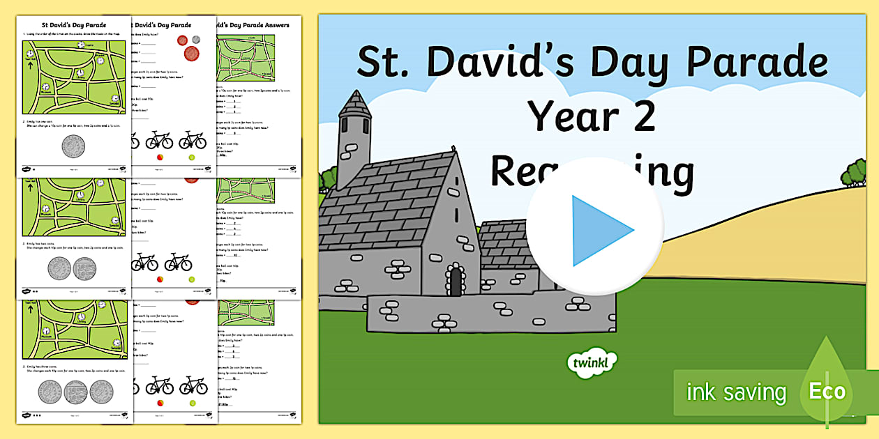 St. David's Day Parade Differentiated Worksheet / Worksheets