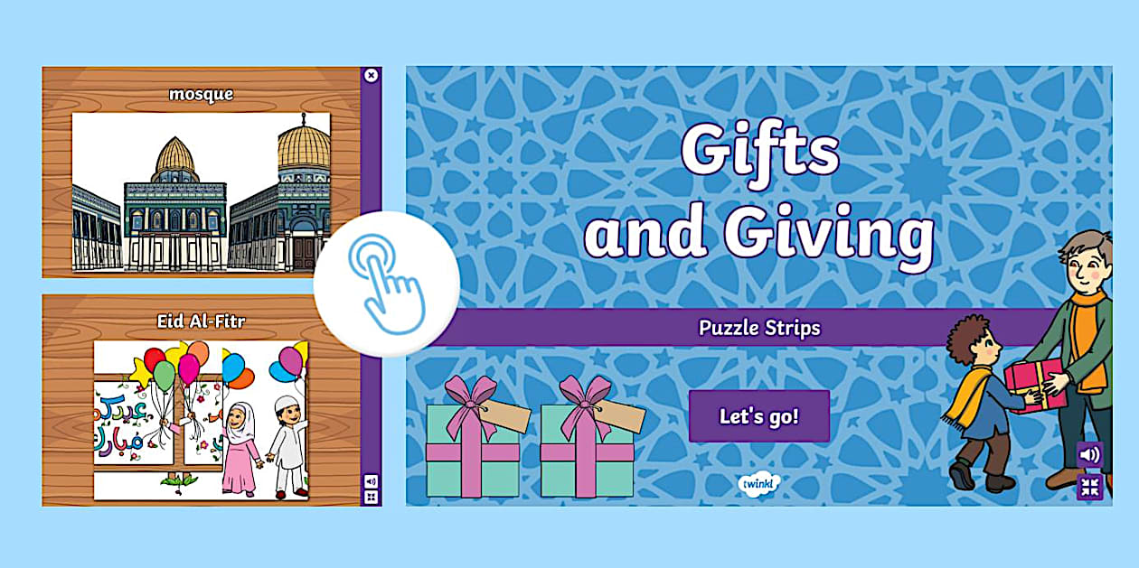 RE: Gifts and Giving: Year 1 Interactive Puzzle Strips Game