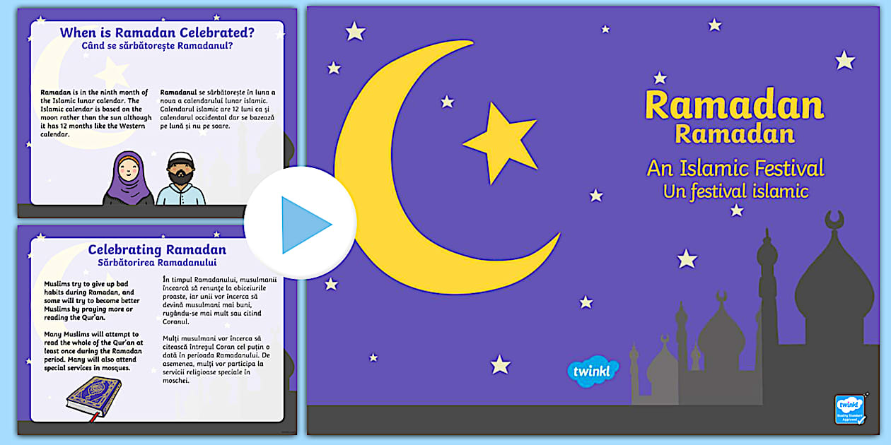 Ramadan Information PowerPoint English/Romanian - Ramadan Information