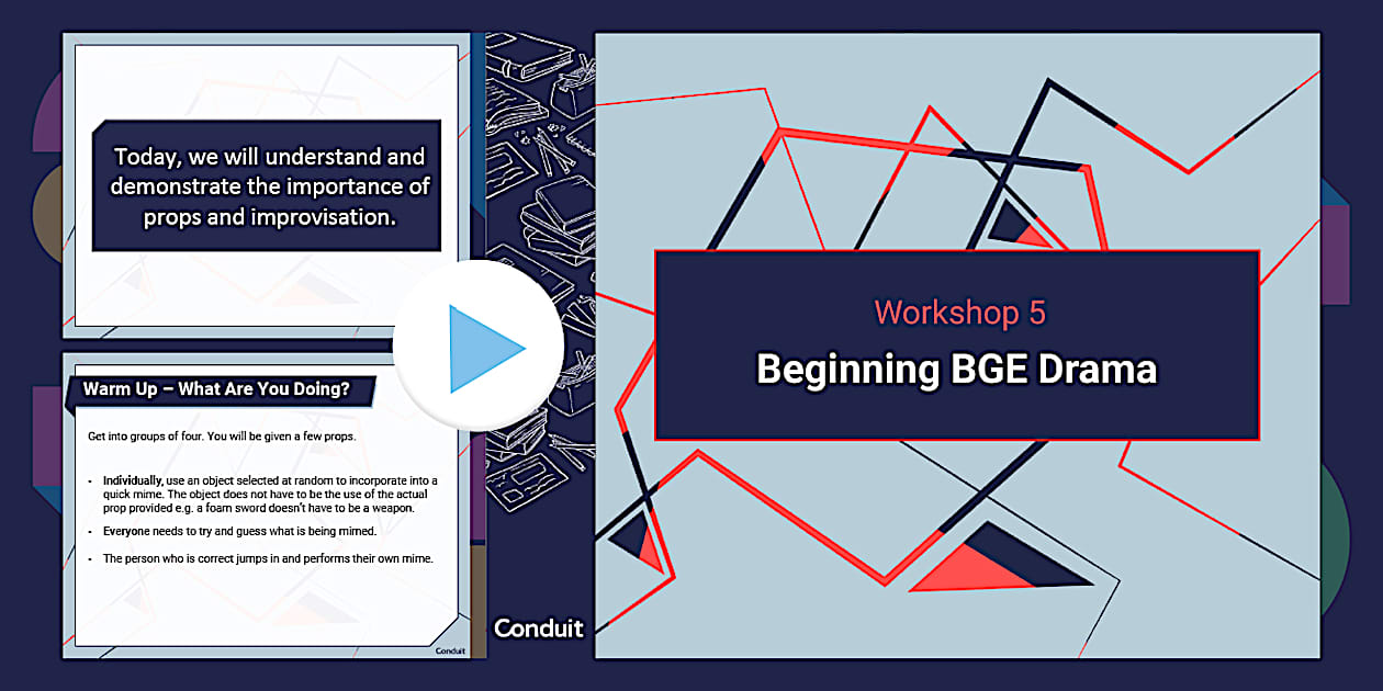 Beginning BGE Drama: Workshop 5 (Lehrer gemacht) - Twinkl