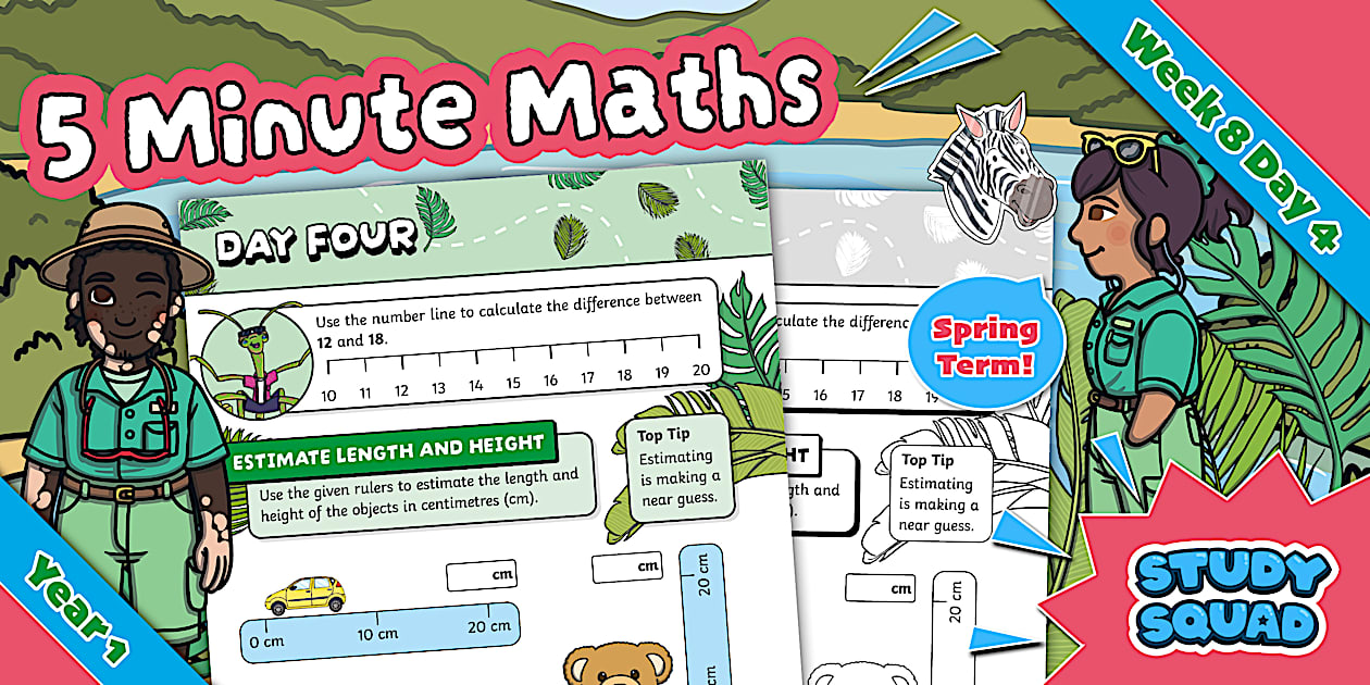 👉 Study Squad 5 Minute Maths - Year 1 Spring - Week 8 Day 4