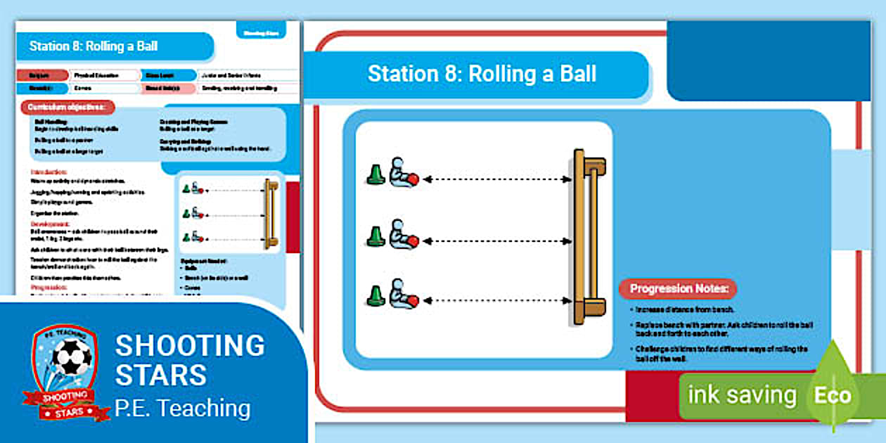 FREE! - PE Station 8 Junior Infants/Senior Infants - Twinkl