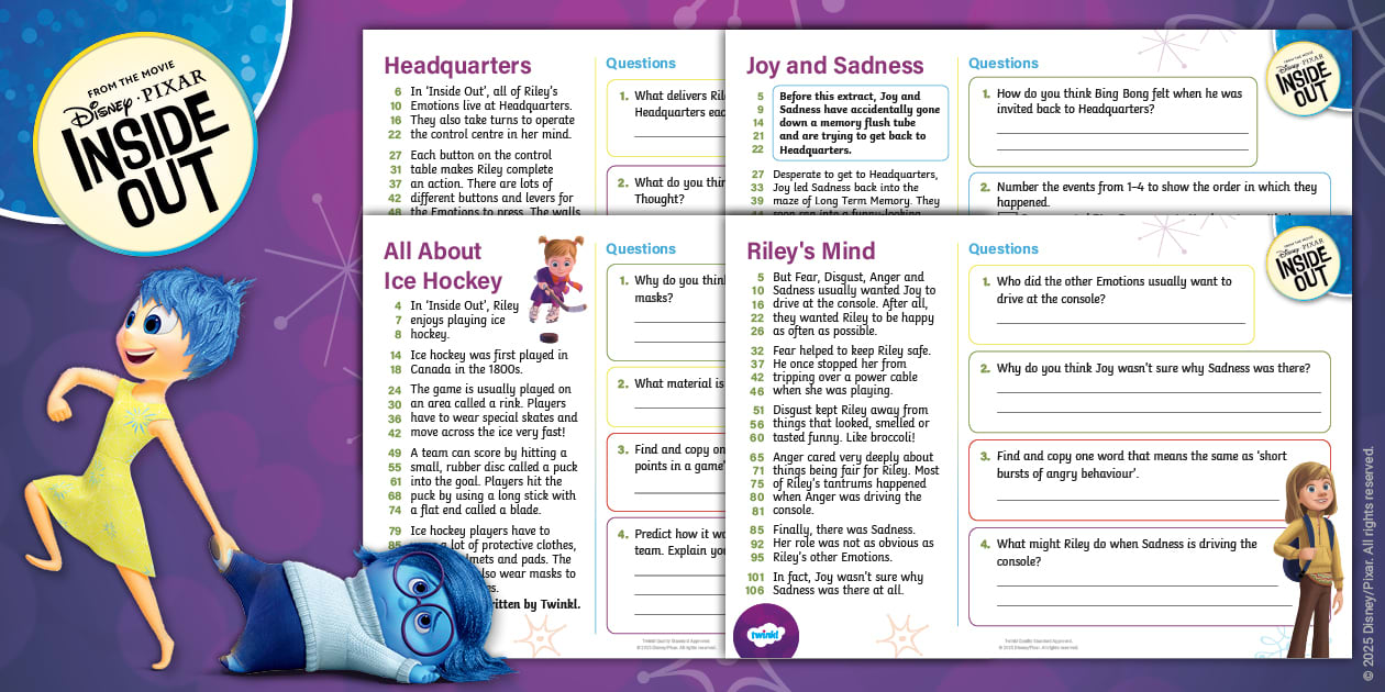 Inside Out Reading: 60-Second Reads Activity Pack [Ages 5-7]