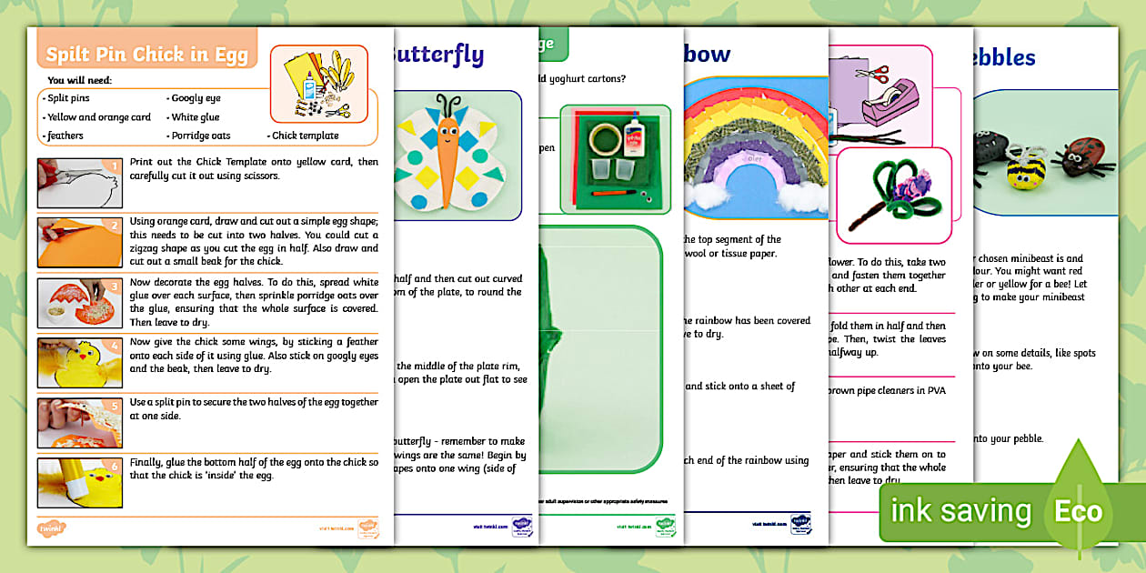 Spring Art for Nursery Settings | Twinkl Spring Craft Ideas