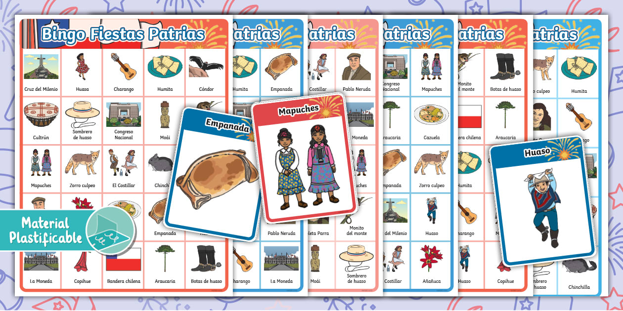 Bingo Fiestas Patrias (teacher made) - Twinkl