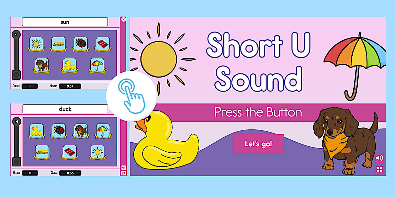 Fun Short U Sound Learning Game for Kids | Twinkl USA