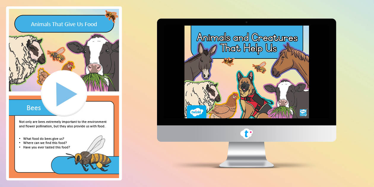 Grade 3 - Animals and Creatures That Help Us Discussion PowerPoint