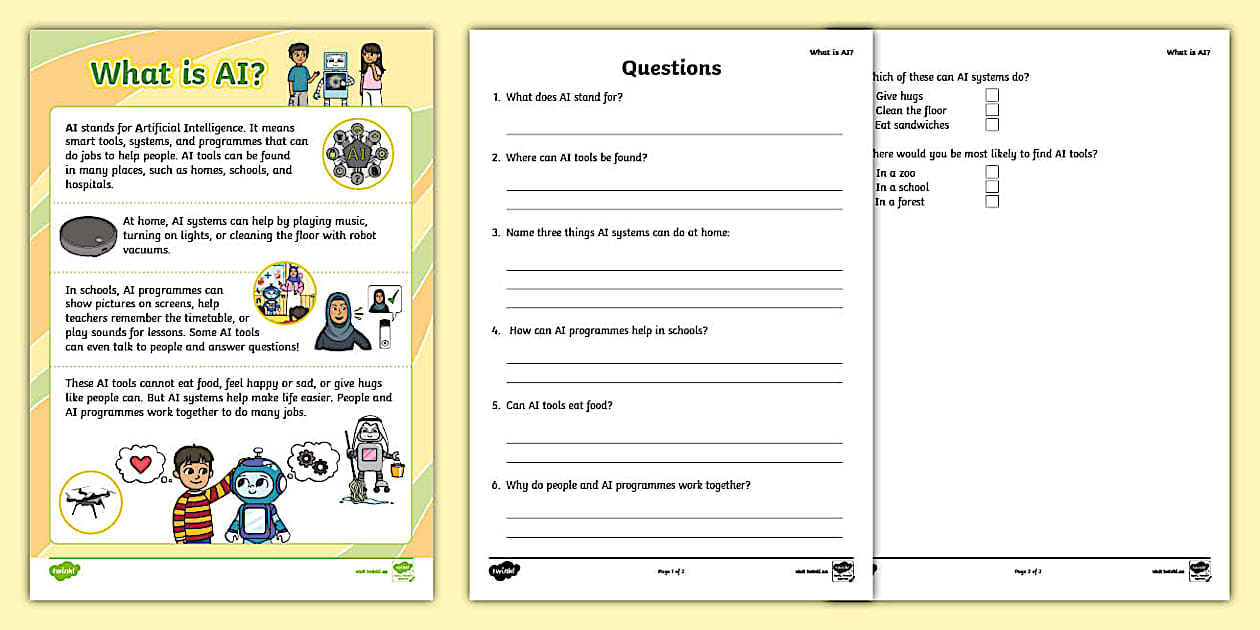 AI Reading Comprehension Resource (teacher made) - Twinkl