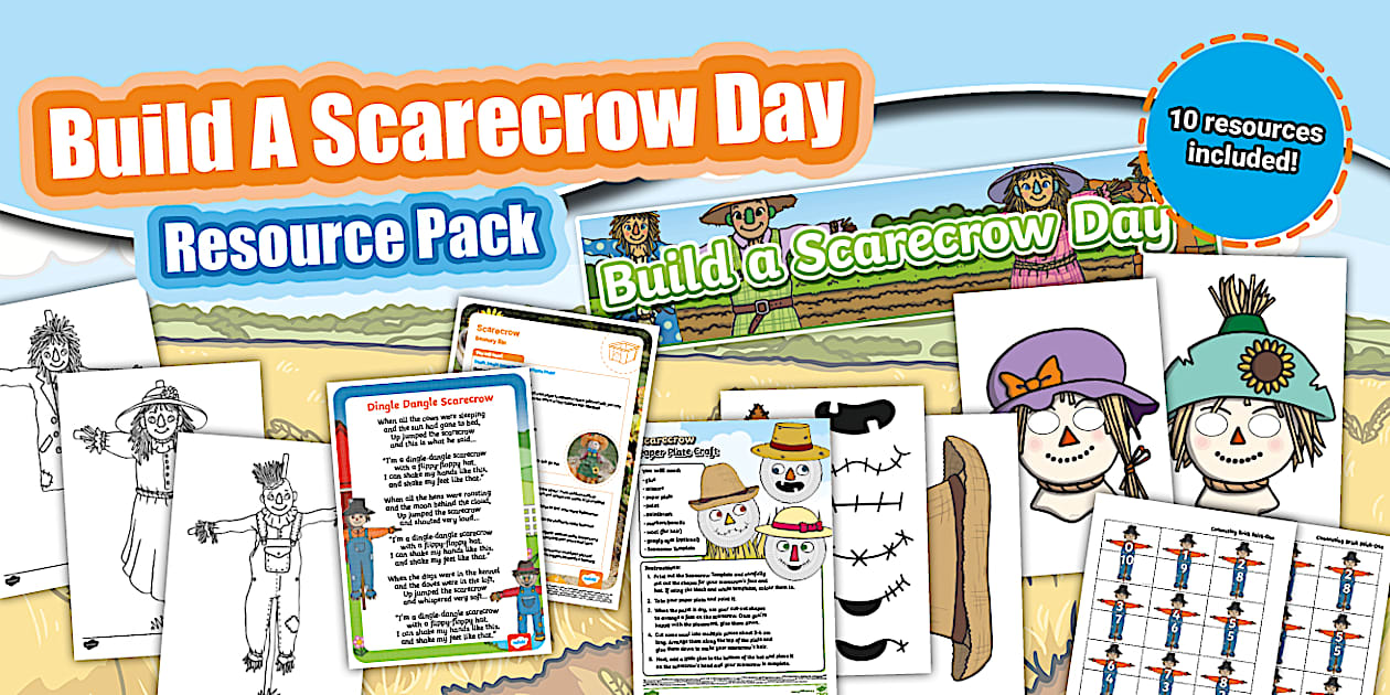 Build a Scarecrow Day Resource Pack (Hecho por educadores)