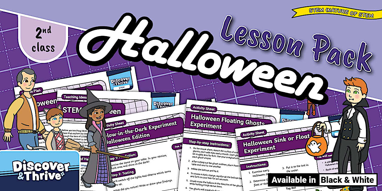 STEM (Nature of Nature) Halloween Lesson Pack (2nd Class)