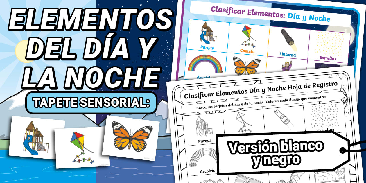 Guía Trabajo | Comparar | Día y Noche | Ciencias Naturales