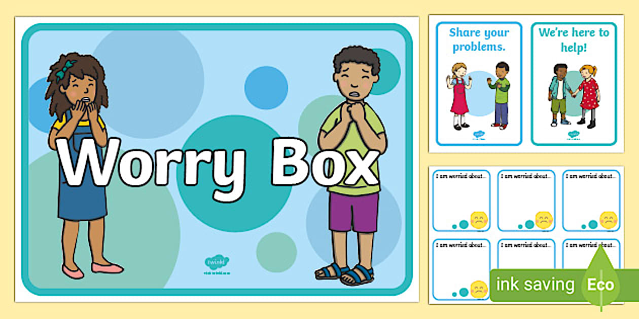 All About Me Worry Box Activity Pack (teacher made) - Twinkl