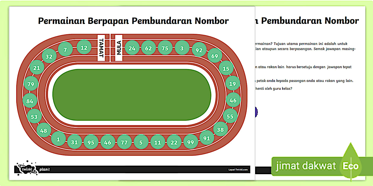 Cabaran Permainan Pembundaran Nombor (teacher made) - Twinkl
