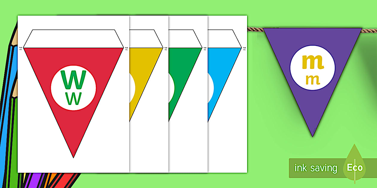 Welcome to Our Class Display Bunting English/Afrikaans