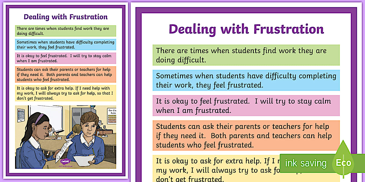 Coping With Frustration Social Story - SEN | Twinkl - Twinkl